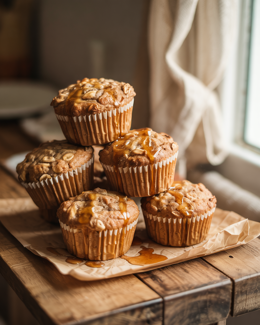 🍌 Banana Oat Breakfast Muffins (Gluten-Free Cozy Morning Bake ...