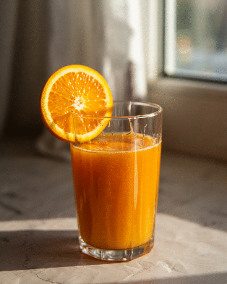 🍊 Orange Carrot Turmeric Glow Juice (Immune-Boosting Vegan Detox ...
