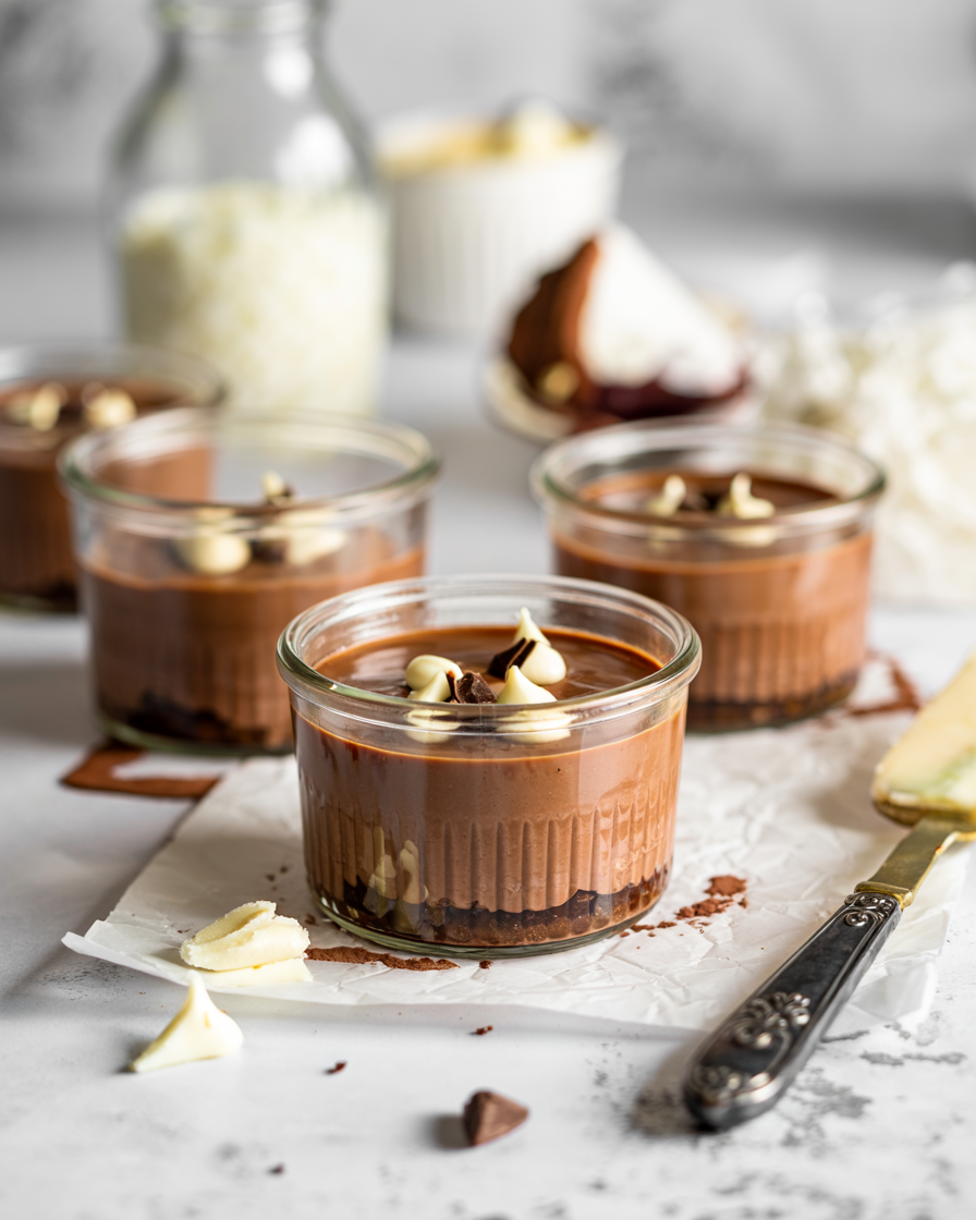4-Ingredient High-Protein Chocolate Cheesecake Cups (No-Bake & Low Cal ...