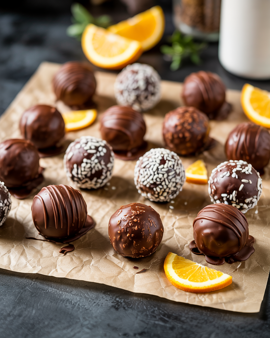 Chocolate Orange Protein Truffles (No-Bake, Zesty & High-Protein ...