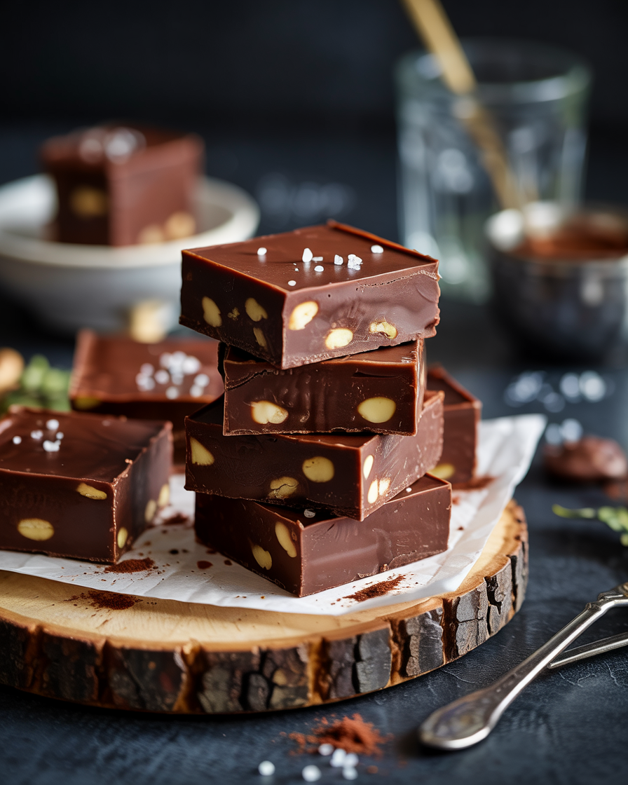 Dark Chocolate Tahini Protein Fudge Squares (No-Bake, Rich & Vegan ...