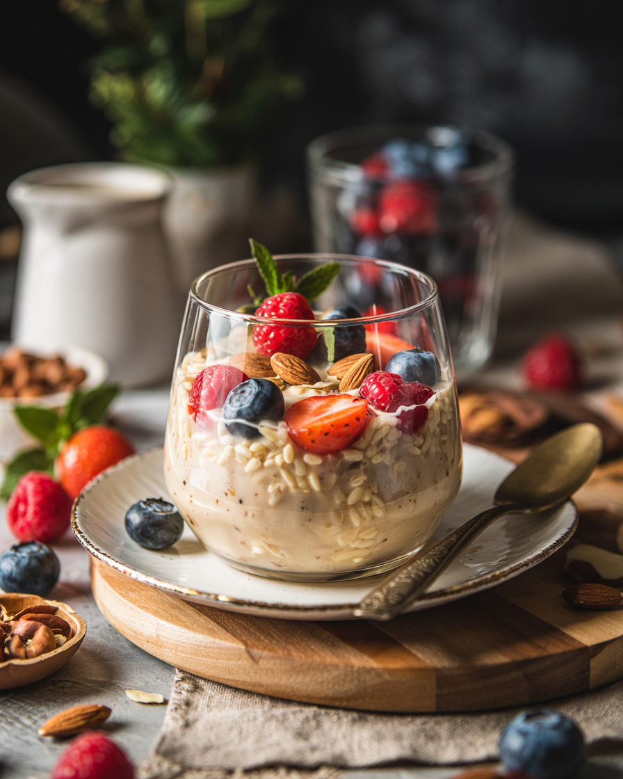 Vanilla Cardamom Protein Rice Pudding (Overnight, Creamy & High-Protein ...